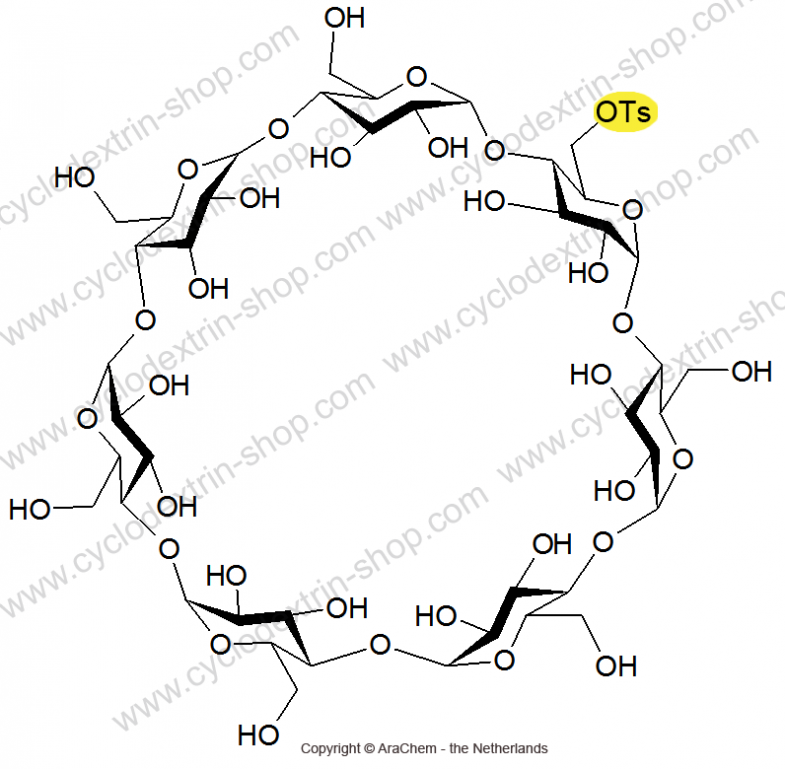 Single isomers of beta cyclodextrin derivatives