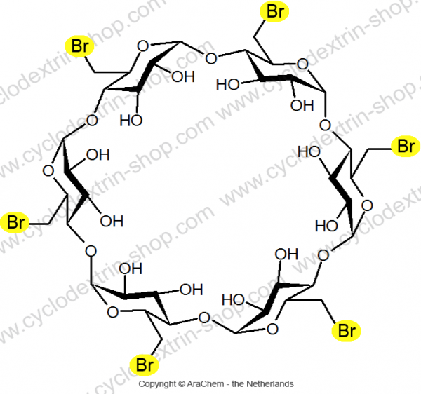 Hexakis-(6-bromo-6-deoxy)-alpha-Cyclodextrin
